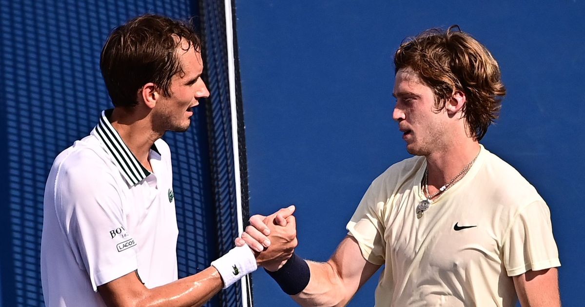 Daniil Medvedev v Andrey Rublev Highlights
