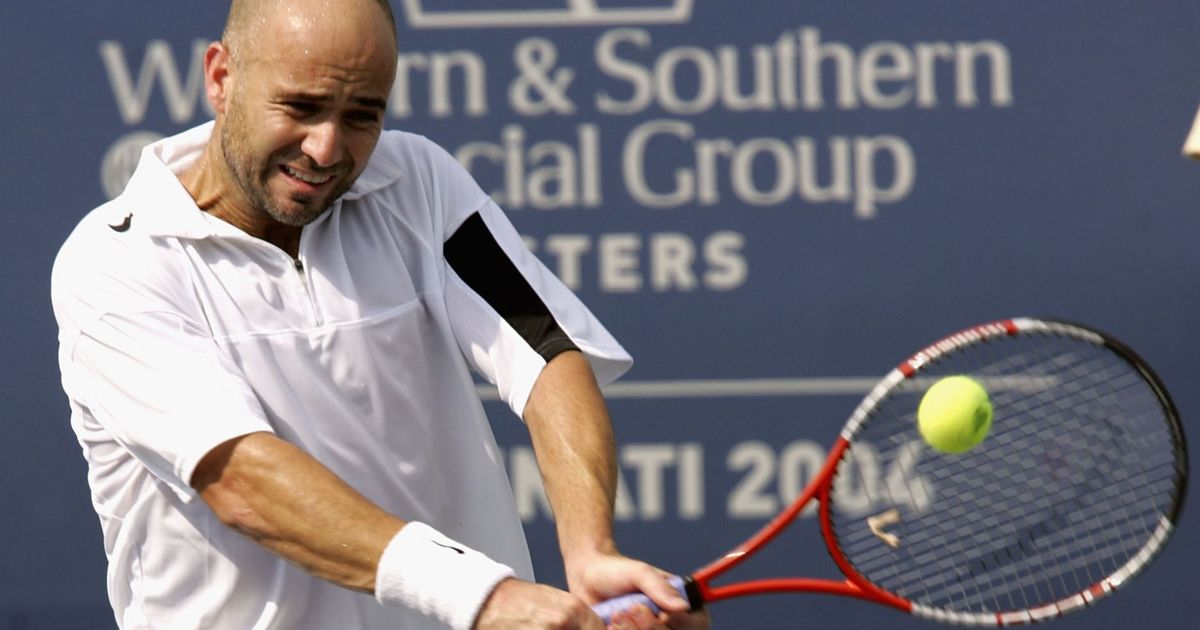 Andre Agassi v Roger Federer