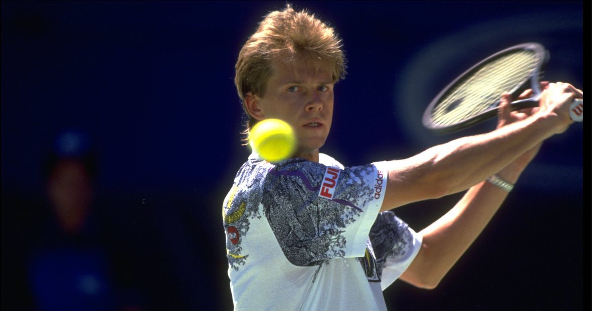 Andre Agassi vs Stefan Edberg: Indian Wells 1990 Highlights