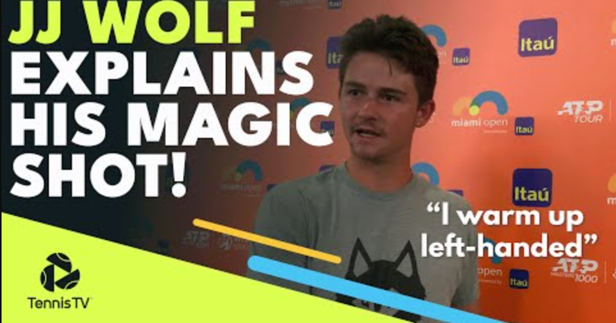 JJ Wolf Reacts To His Incredible Left-Handed Winner!