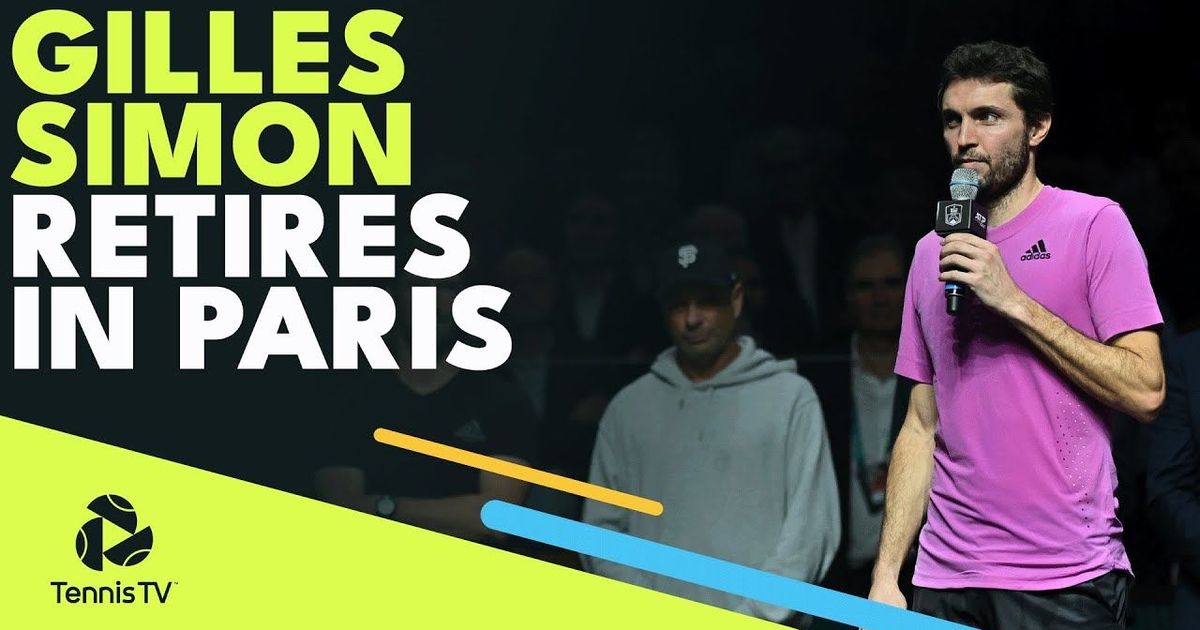 Gilles Simon Retires in Paris