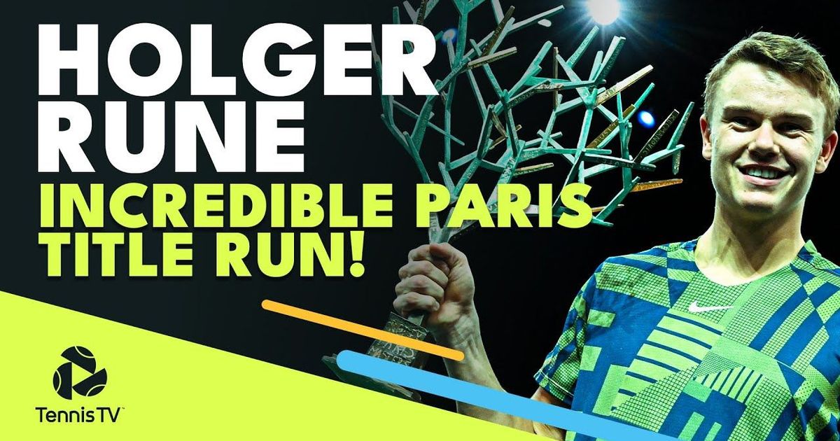 Holger Rune's insane run in Paris!