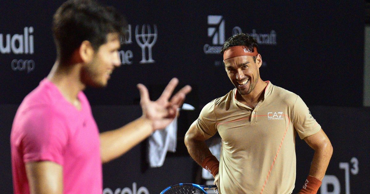 Carlos Alcaraz vs Fabio Fognini - Extended Highlights