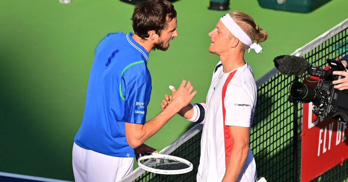 Daniil Medvedev vs Alejandro Davidovich Fokina - Short Highlights