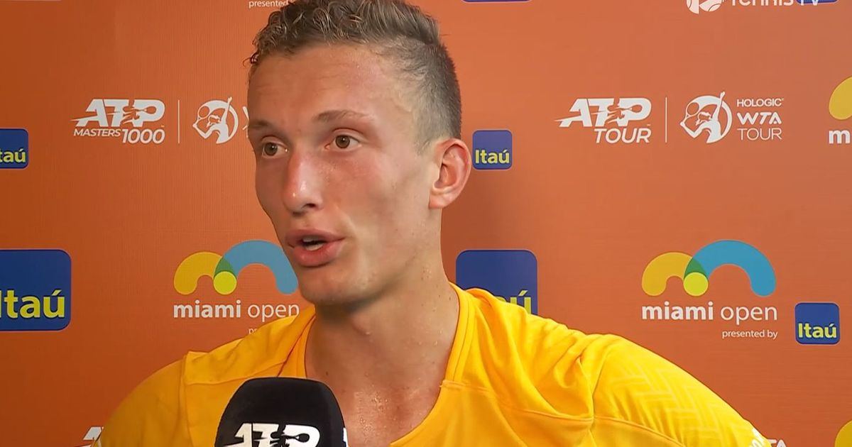 Lehecka: 'The serve's the key to my game'