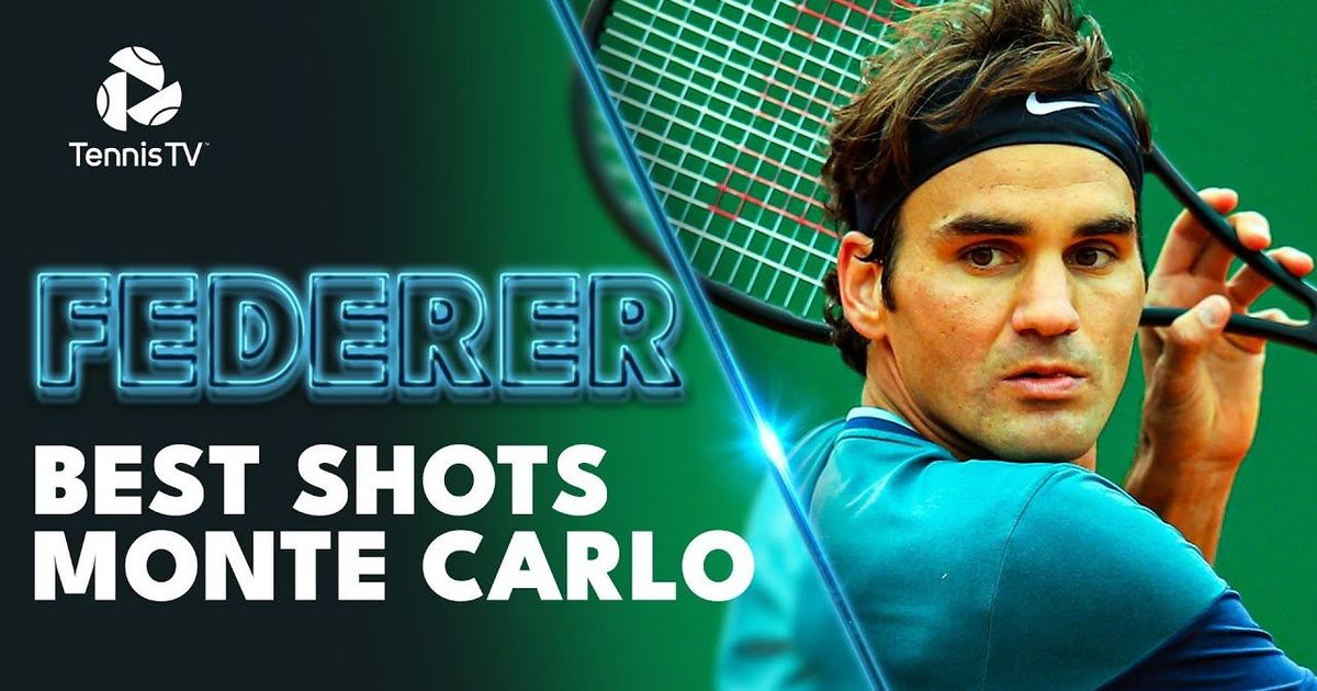 The best Roger Federer shots from Monte Carlo