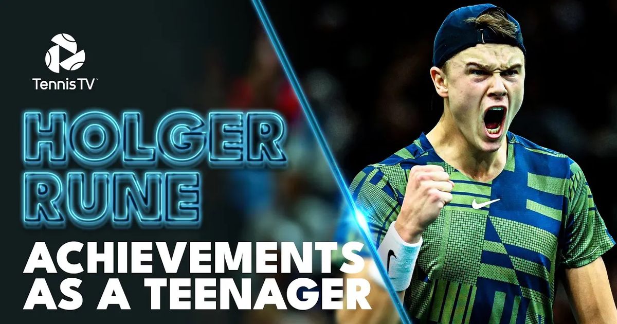 Holger Rune's Teenage Milestones!