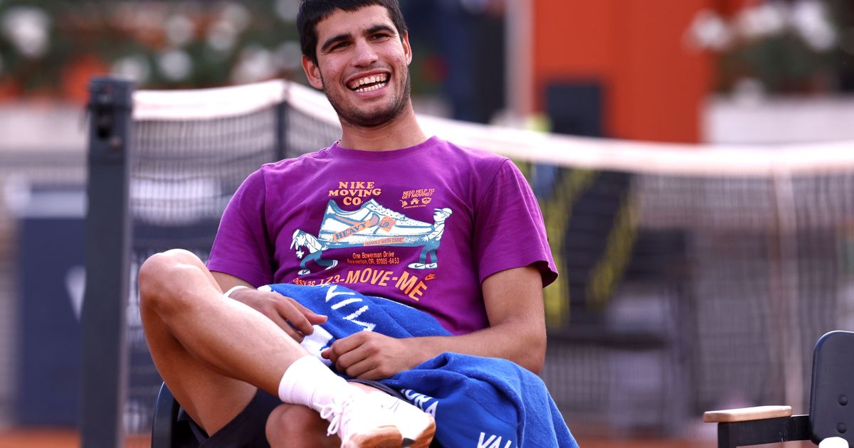 Behind the scenes in Rome with Carlos Alcaraz