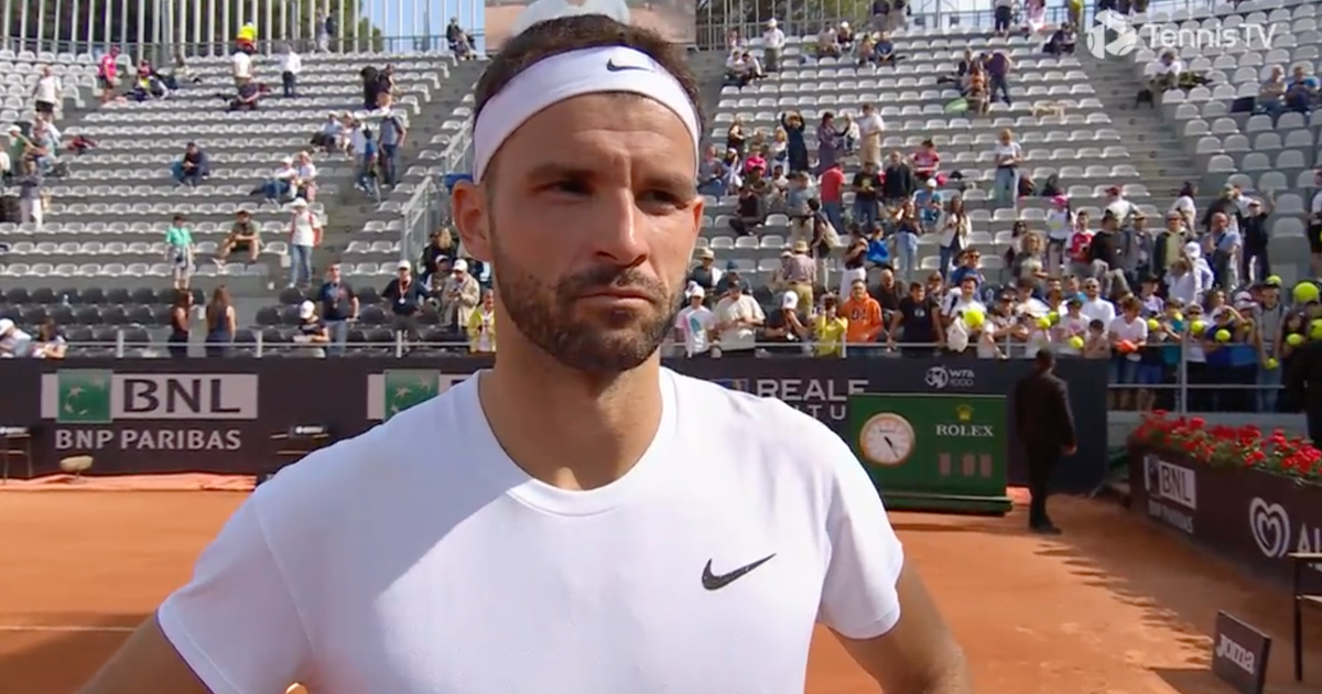 Dimitrov advances against Wawrinka