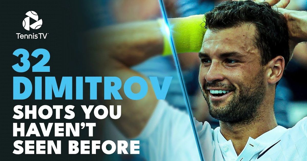 32 Grigor Dimitrov shots you've never seen!