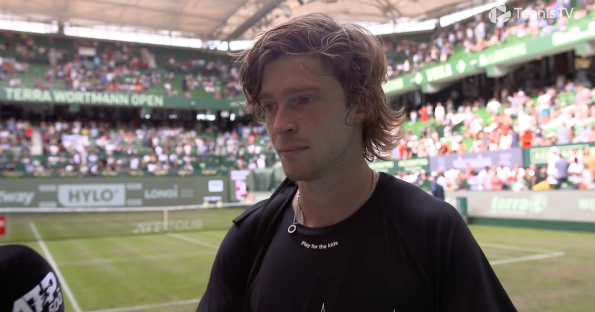 Rublev reflects on serve percentage