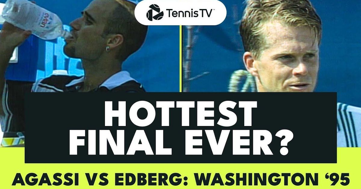 The hottest final ever? Andre Agassi vs Stefan Edberg Highlights