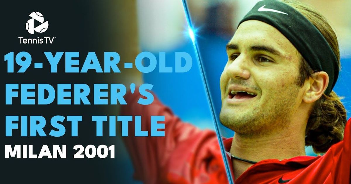 Roger Federer's First Career Title: Milan 2001 Extended Highlights