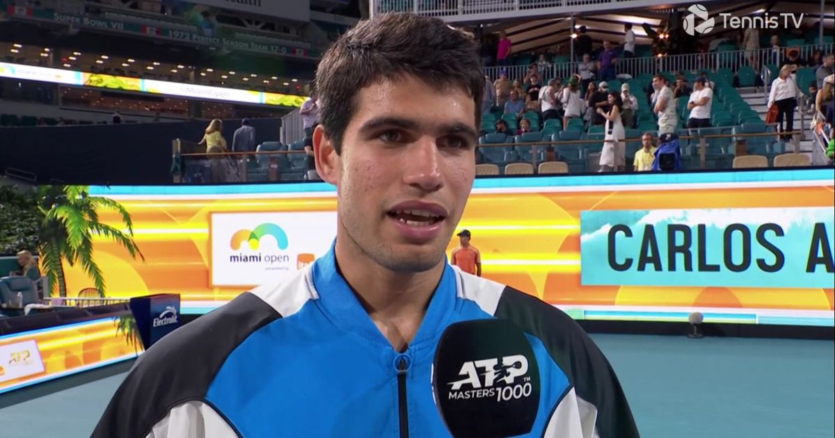 Alcaraz: 'I had to adapt to the conditions'