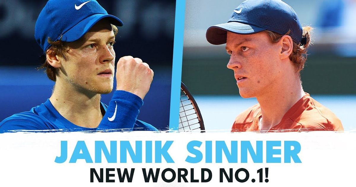 Celebrate Jannik Sinner Reaching World No.1!