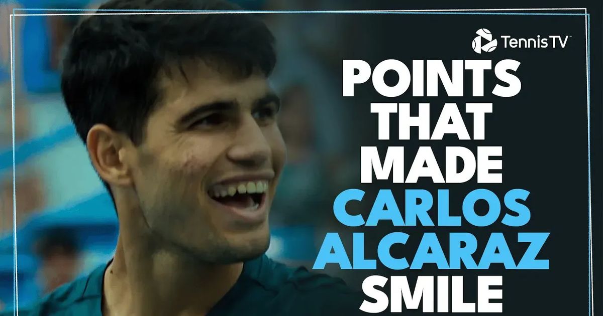 Points That Made Carlos Alcaraz Smile!