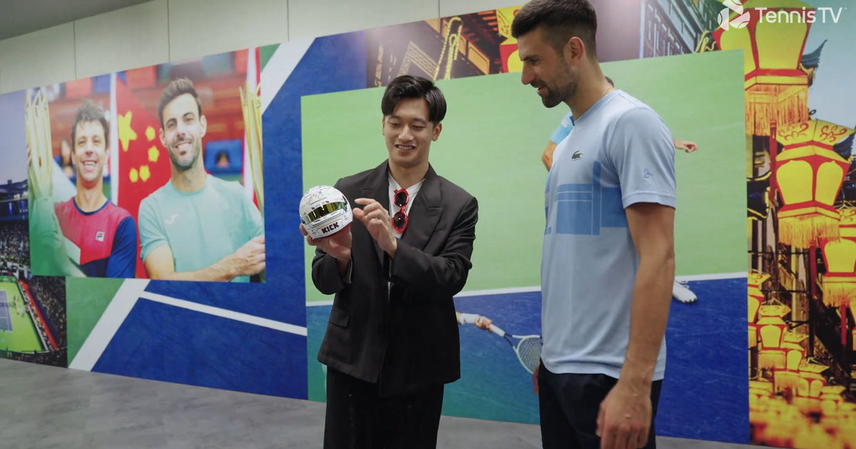 Alcaraz and Djokovic meet F1 driver Zhou Guanyu