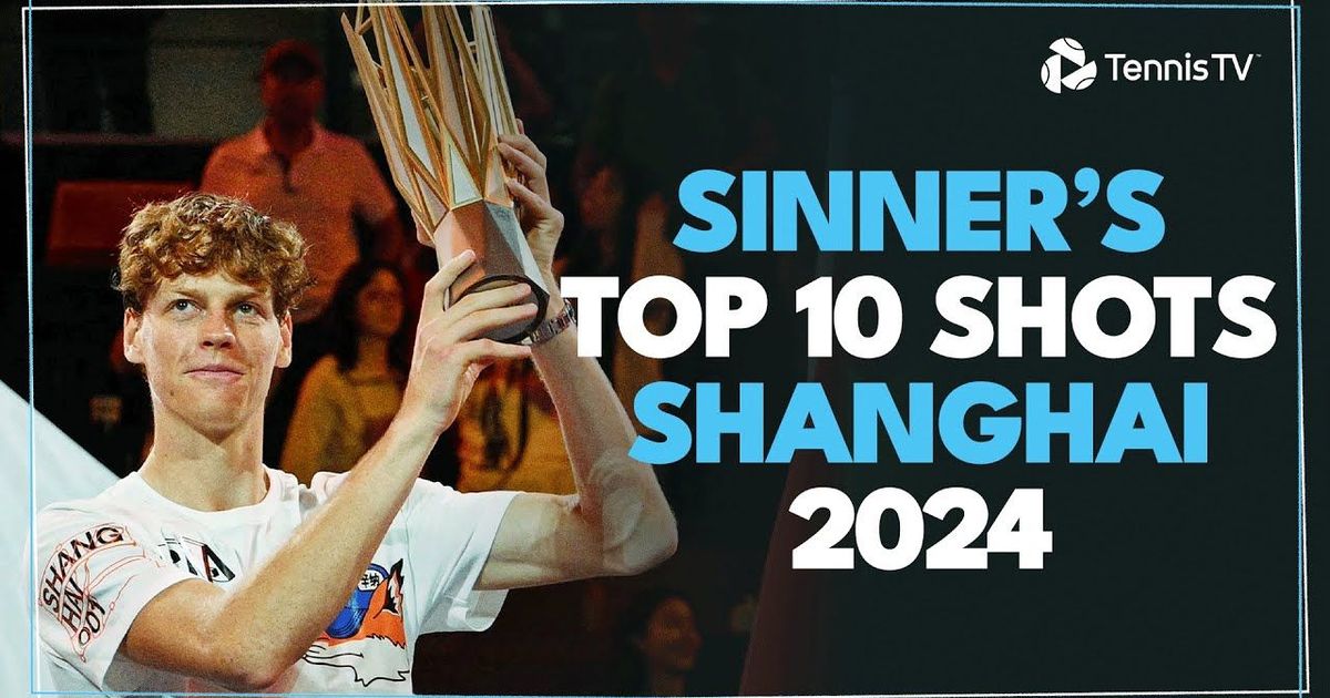 Top 10 Jannik Sinner Shots: Shanghai 2024
