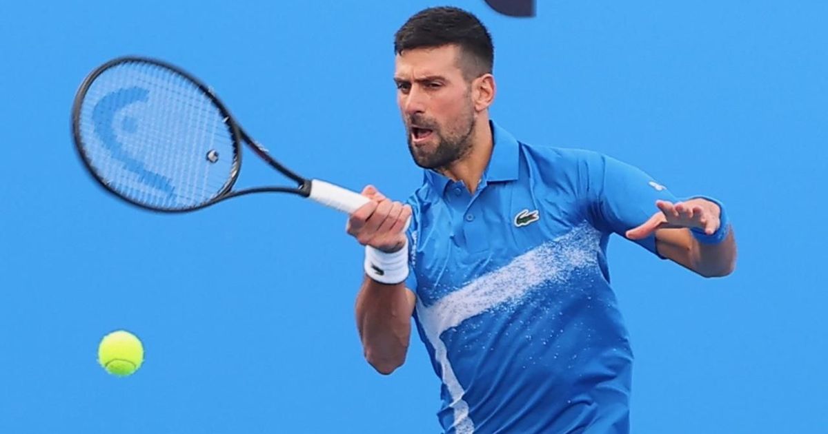 Djokovic dropper to perfection!