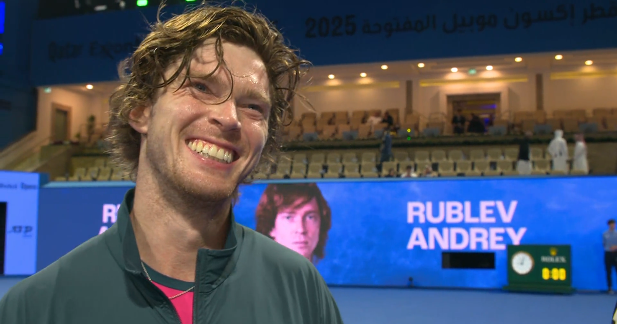 Rublev: "It was super tough today!"