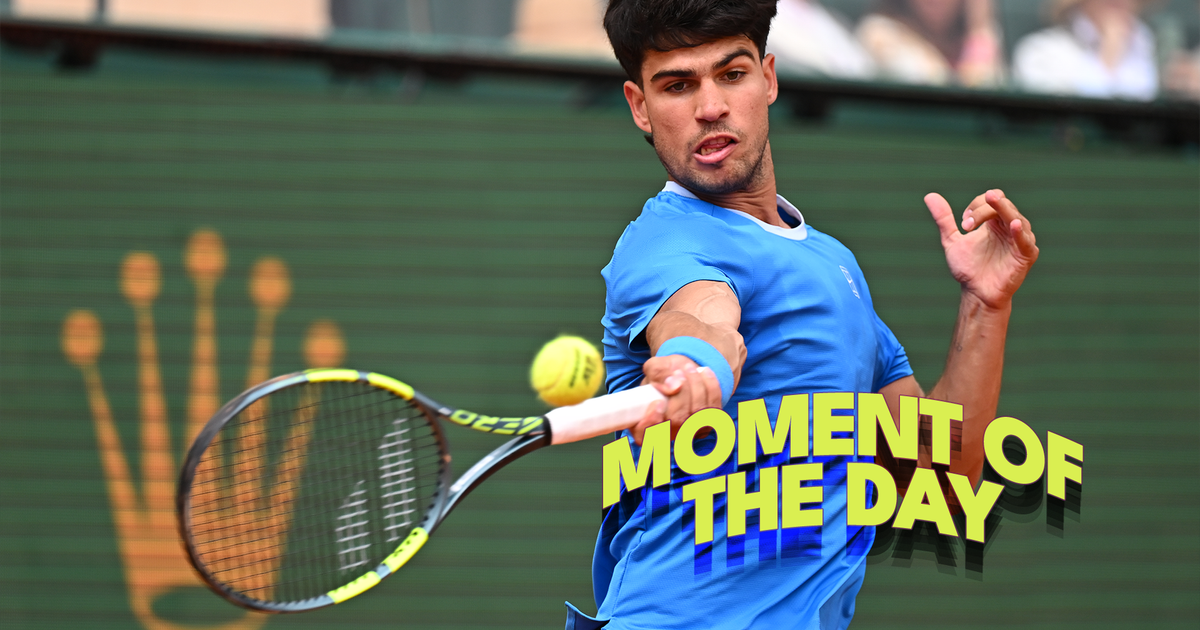 Rocket Forehand From Alcaraz